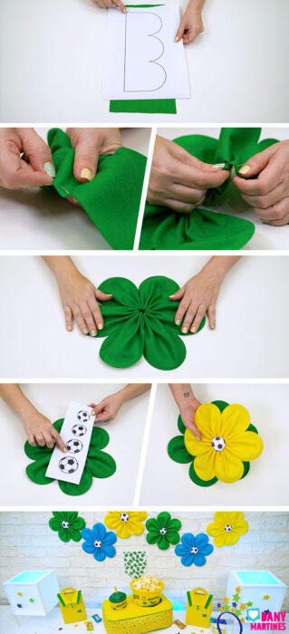 Flor Brasil na Copa do Mundo - Dany Martines