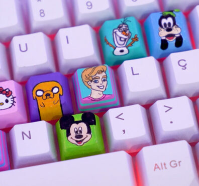 Tecla K do teclado com o Ken - Dany Martines