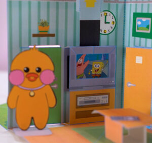 Casa de Papel do Paper Duck - Sala - Dany Martines