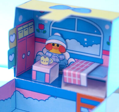 Casa Caixa do Paper Duck - Dany Martines